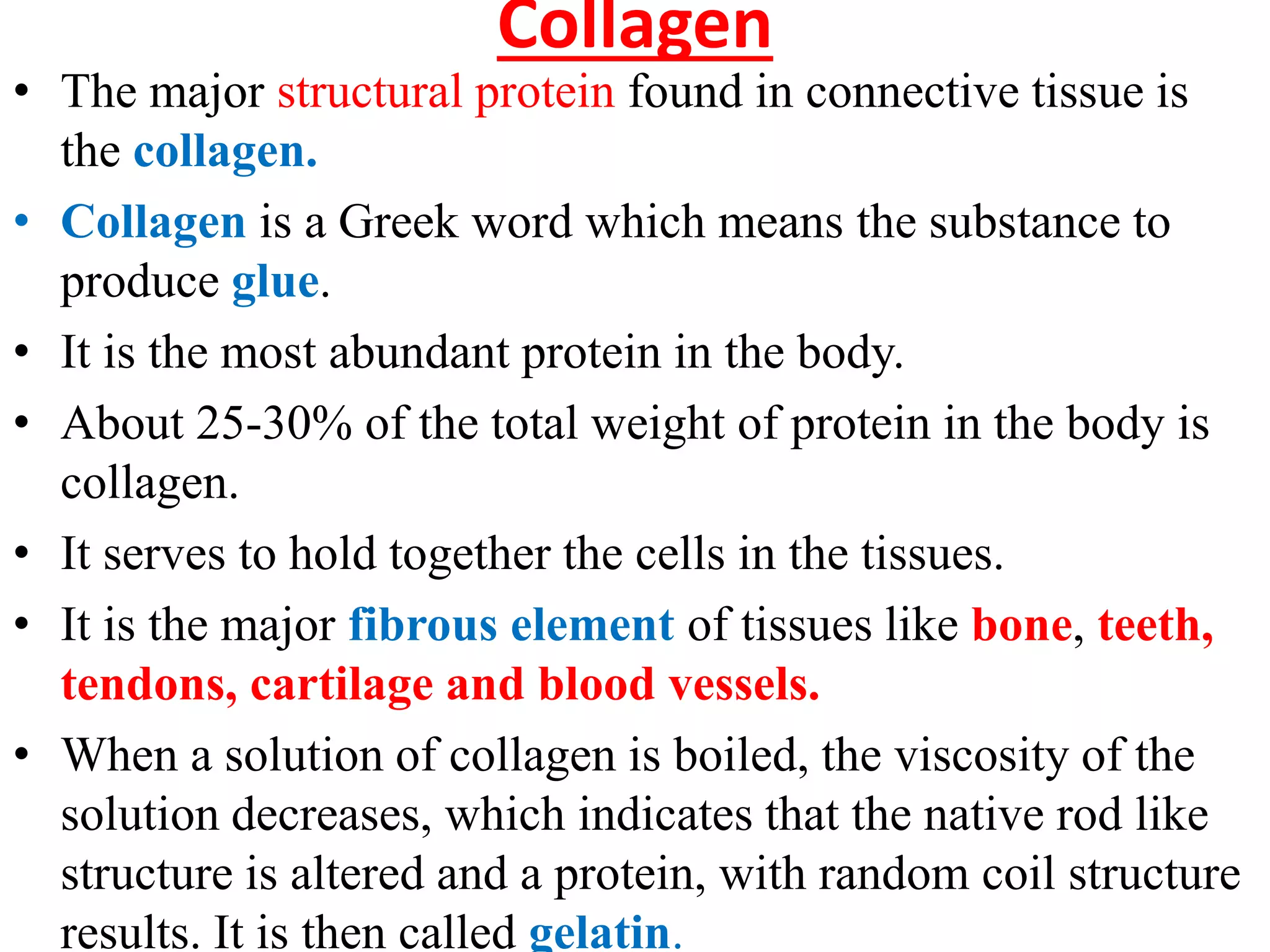 Connective tissue protiens | PDF