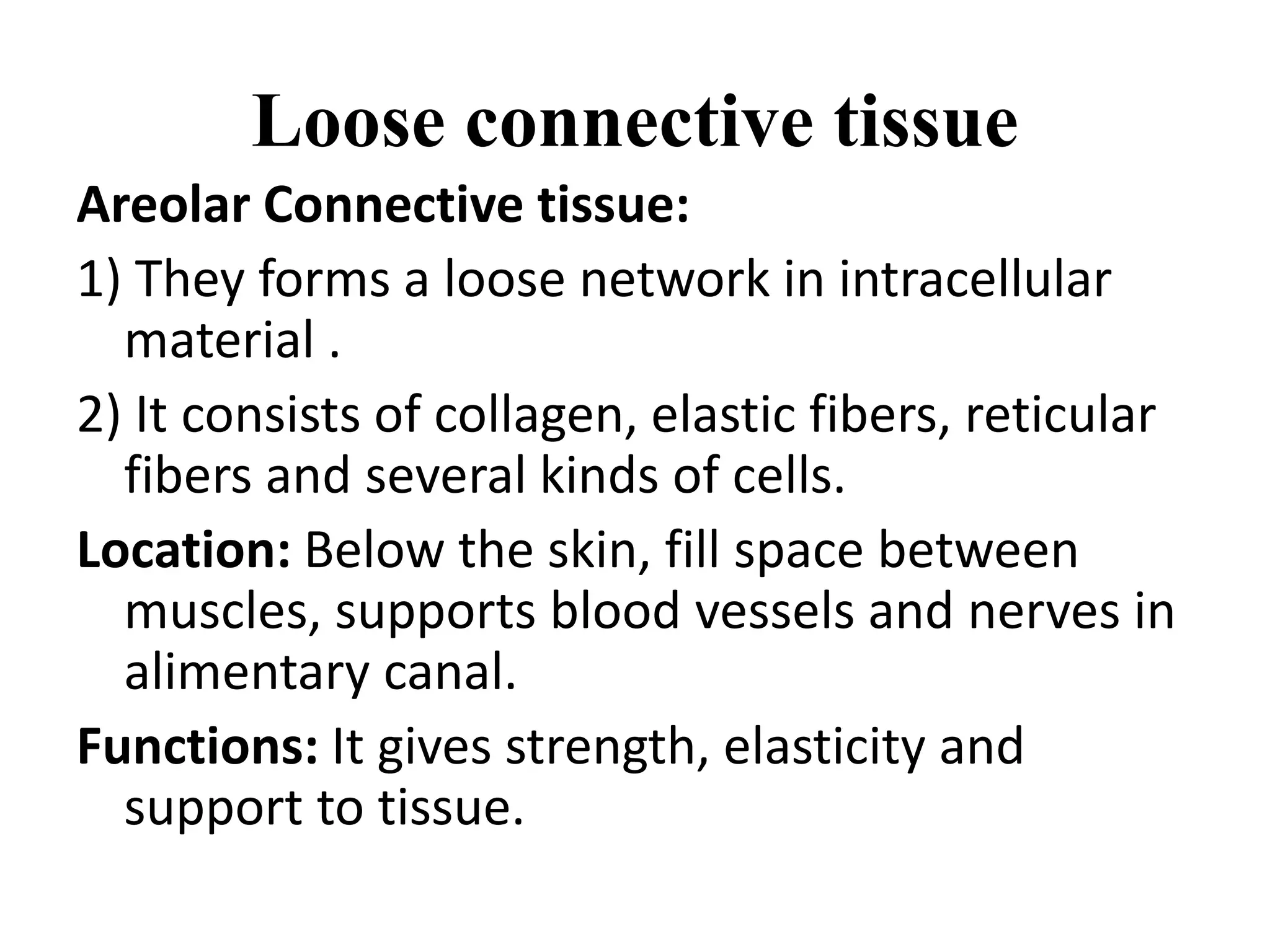 Connective tissue | PPTX