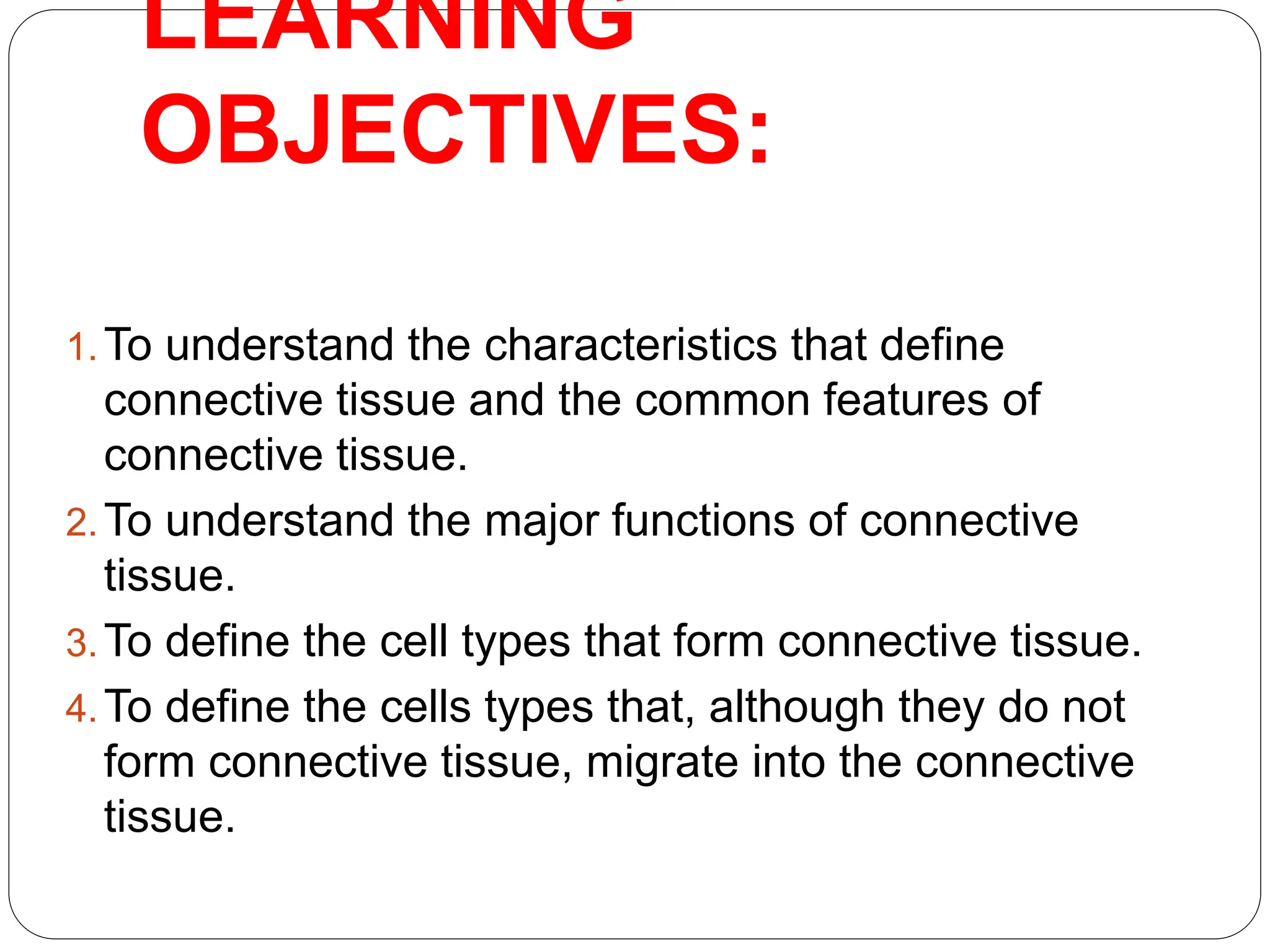 HISTOLOGY OF CONNECTIVE TISSUE IN ANATOMY | PPTX
