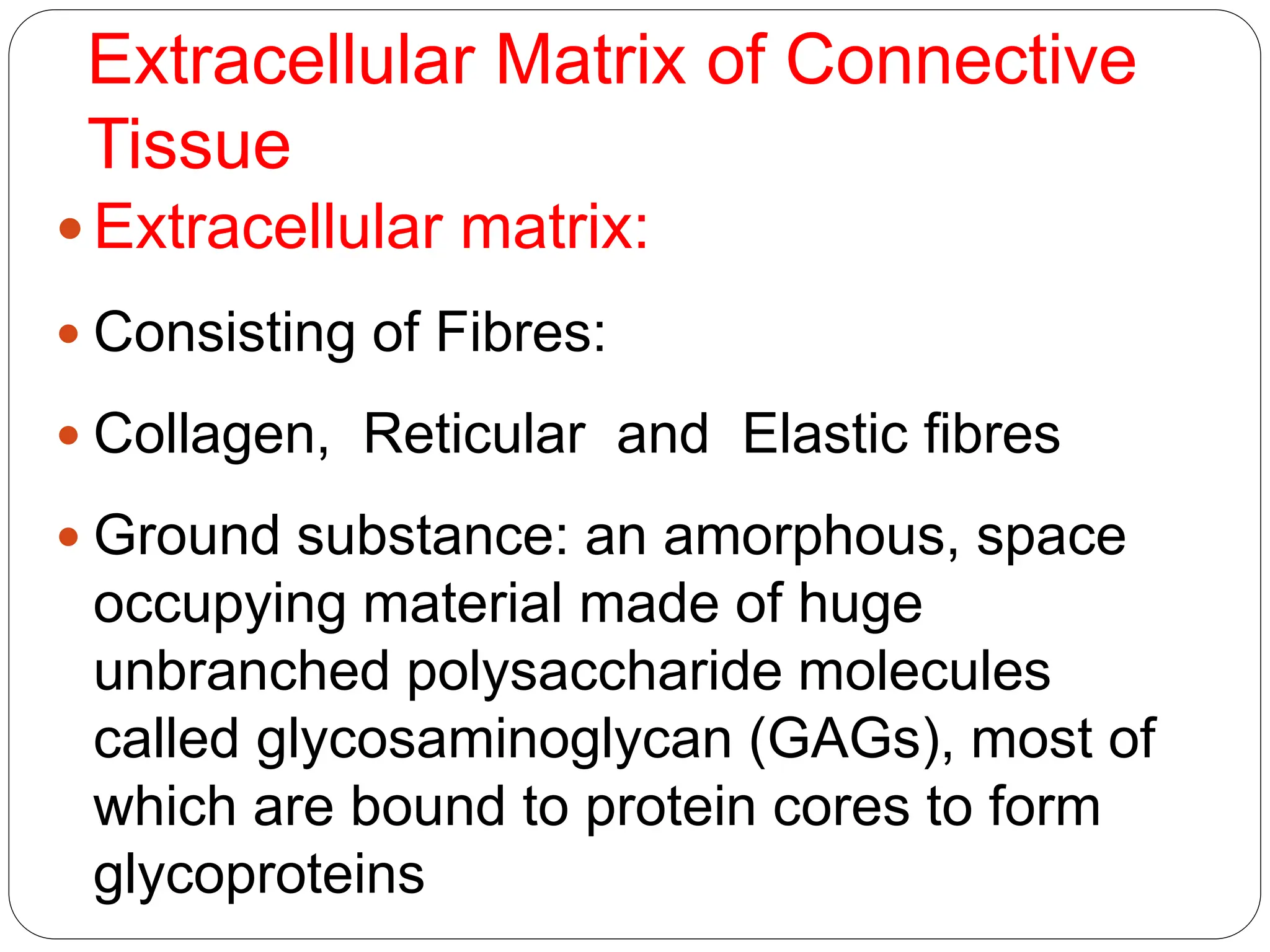 HISTOLOGY OF CONNECTIVE TISSUE IN ANATOMY | PPTX