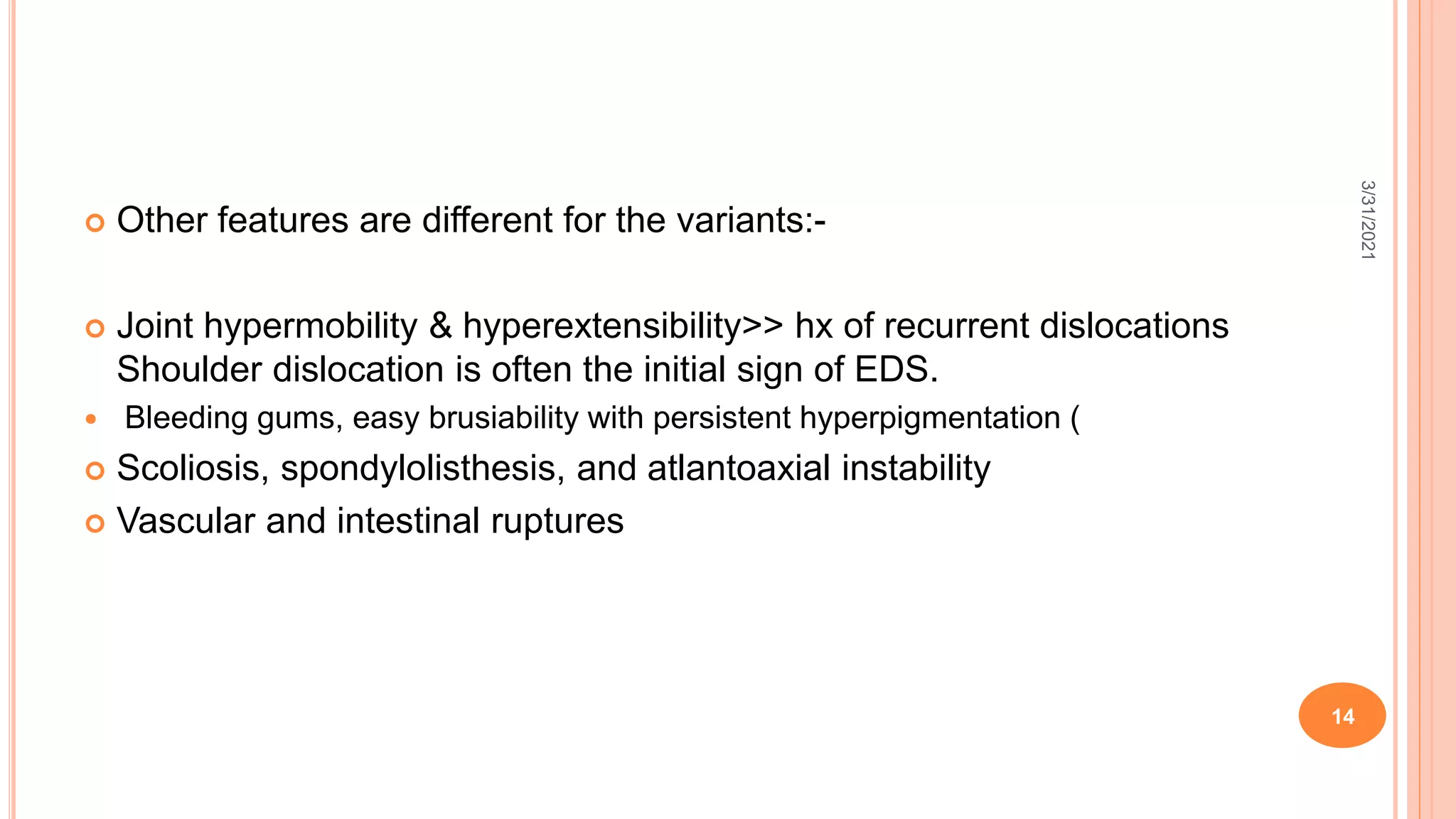 Connective tissue disorders | PPTX