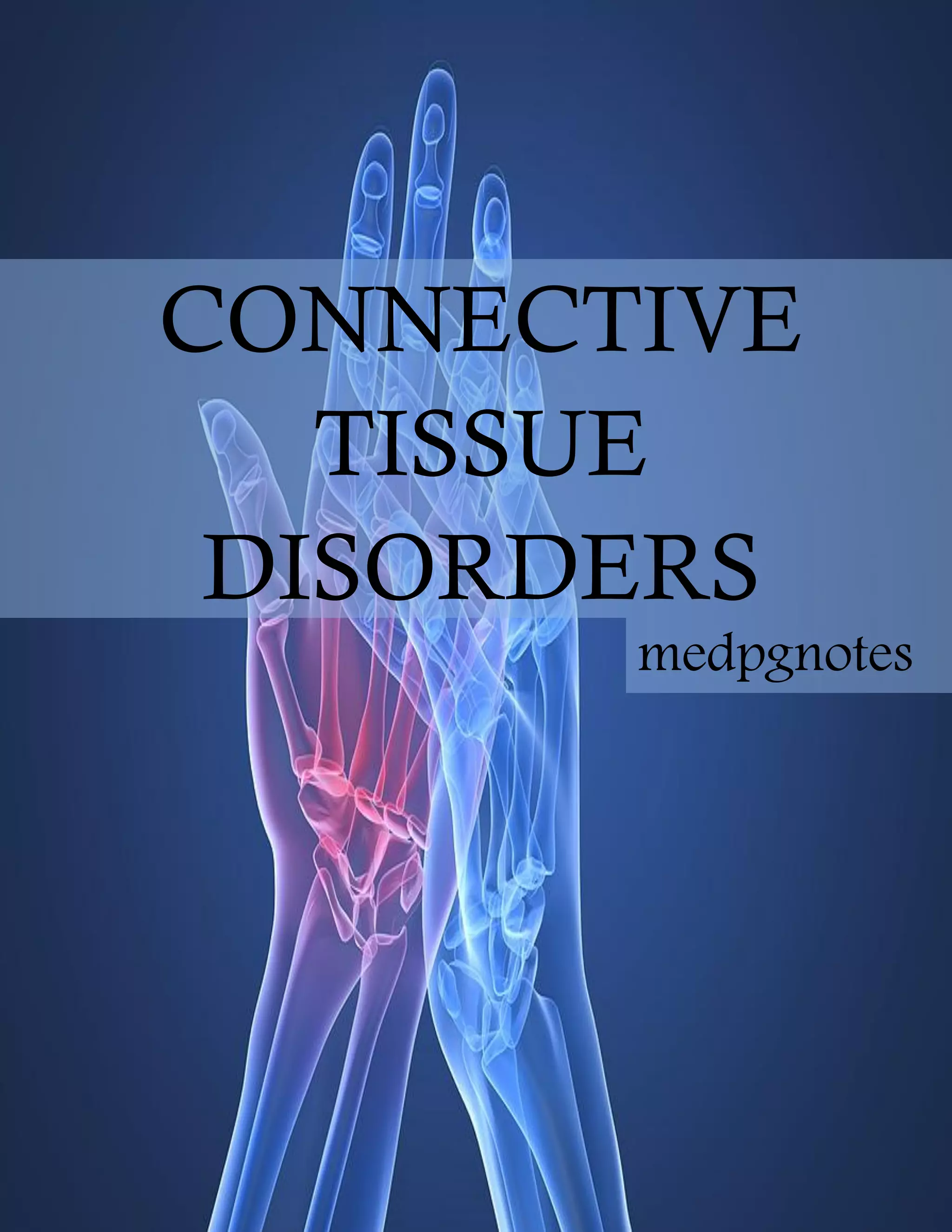Connective tissue disorders sample | PDF