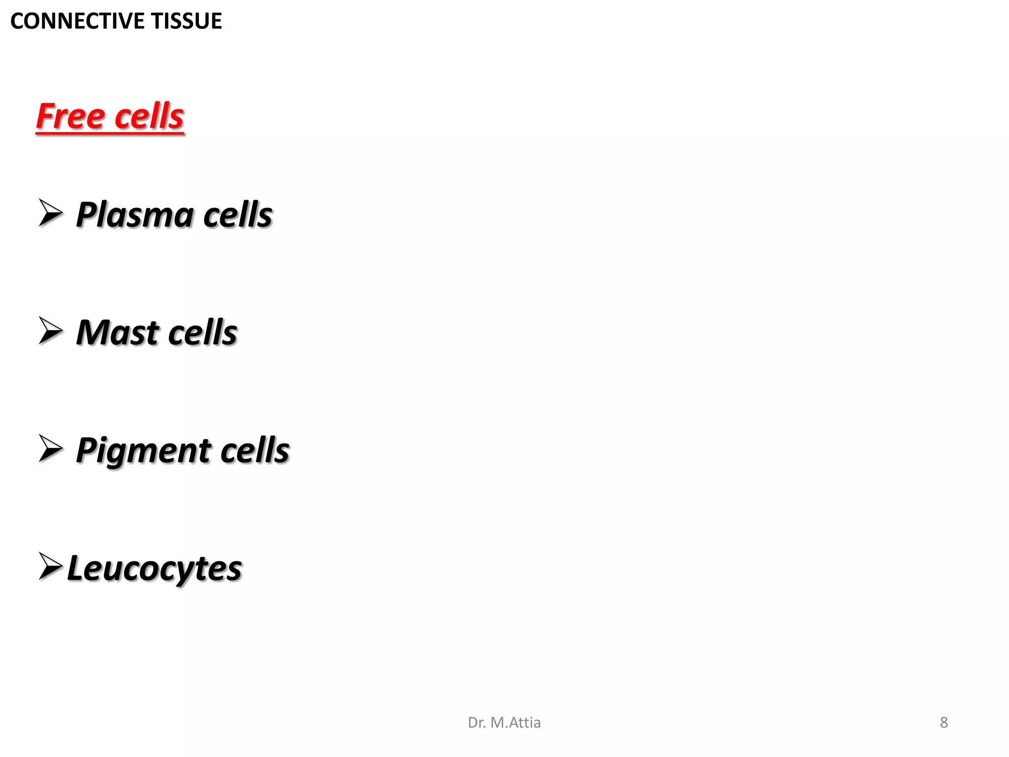 Connective Tissue Fixed Cells Histology | PPTX