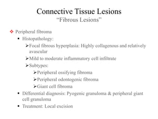 Connective tissue lesions | PDF
