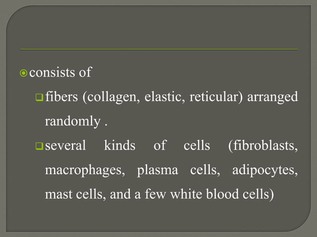 Connective tissues | PPT
