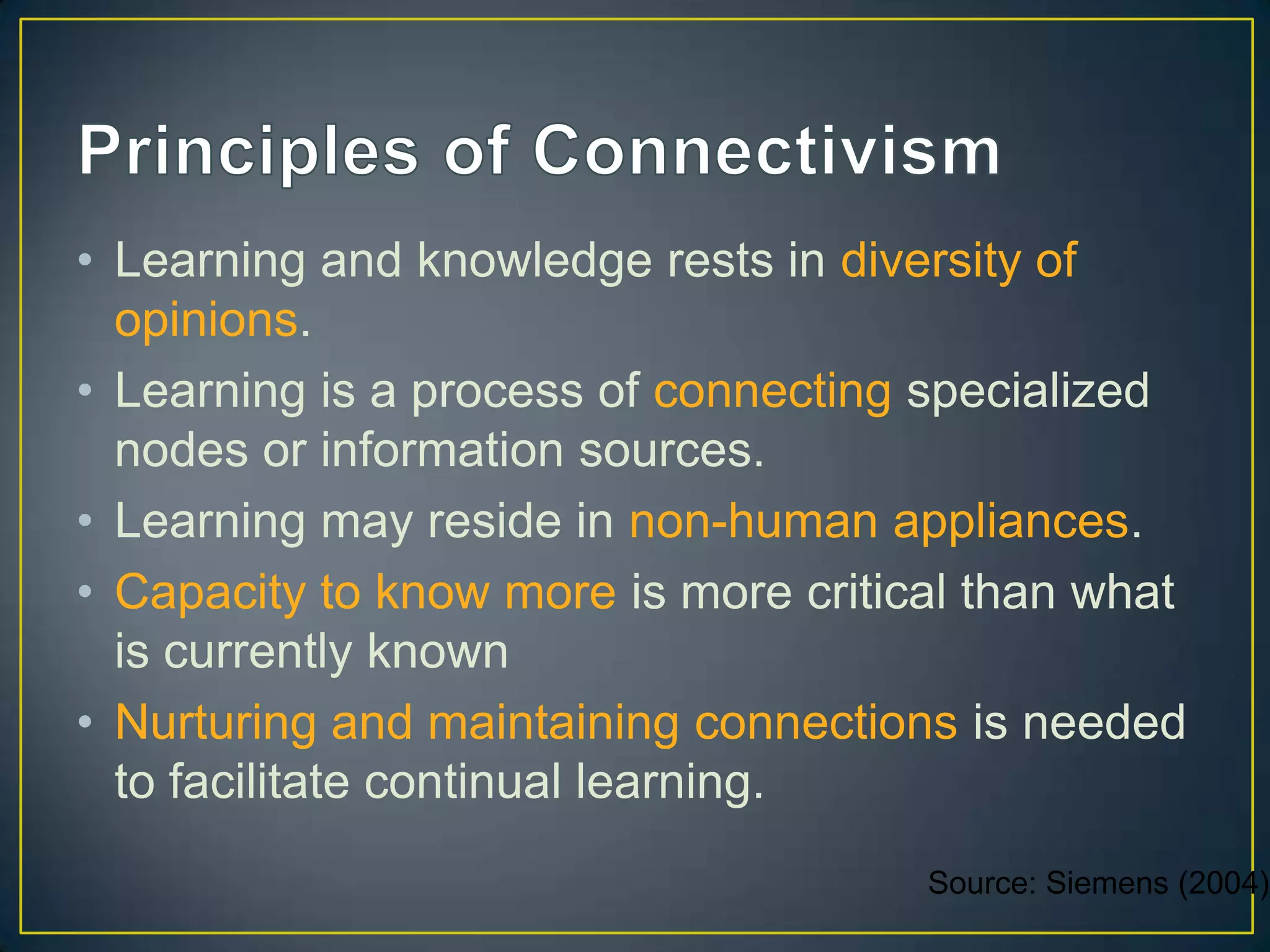 Connectivism_JRBM | PPT