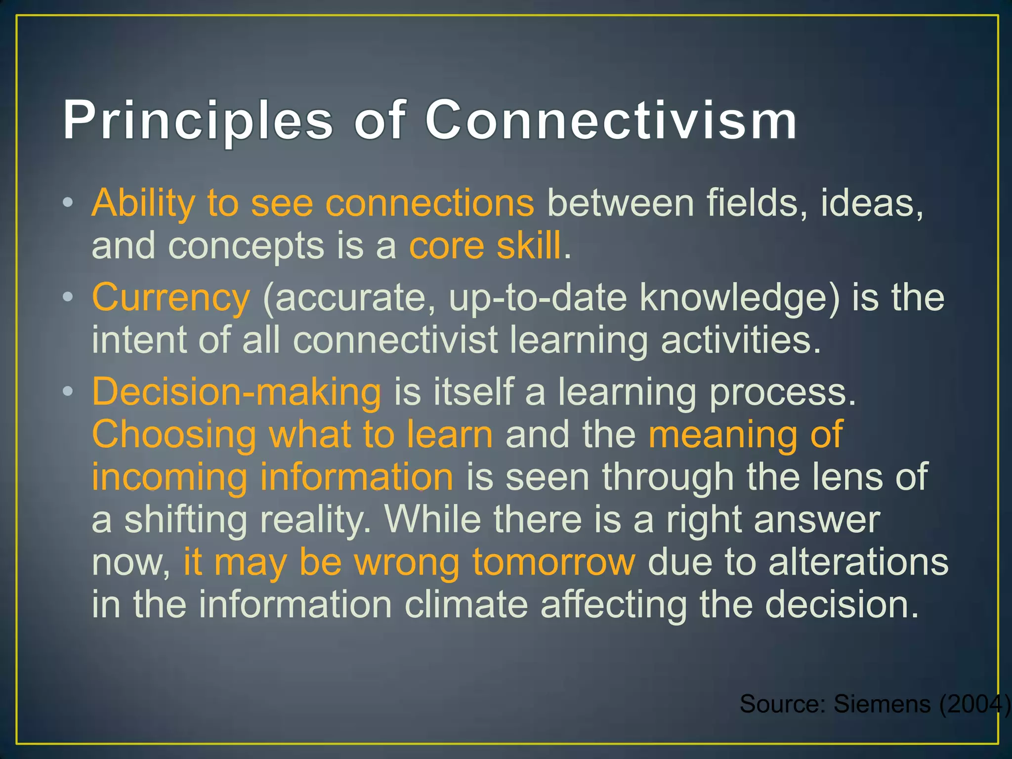 Connectivism_JRBM | PPT