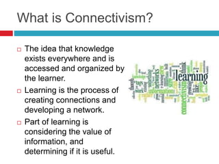 Connectivism | PPTX