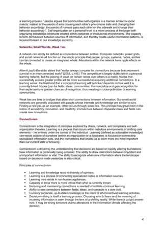 Connectivism | PDF | Education