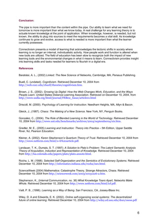 Connectivism | PDF | Education