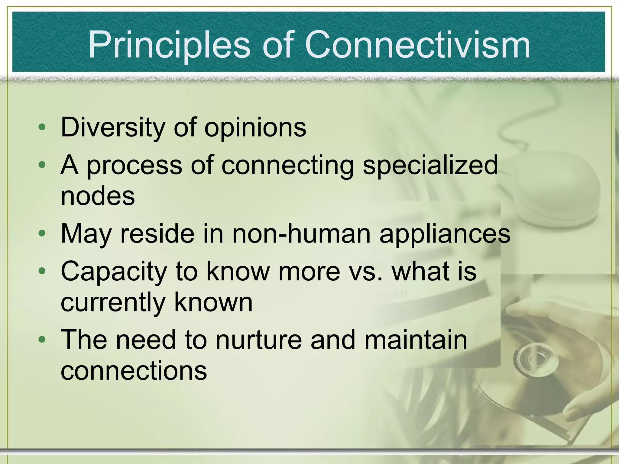 Connectivism -Learning in the digital age | PPT