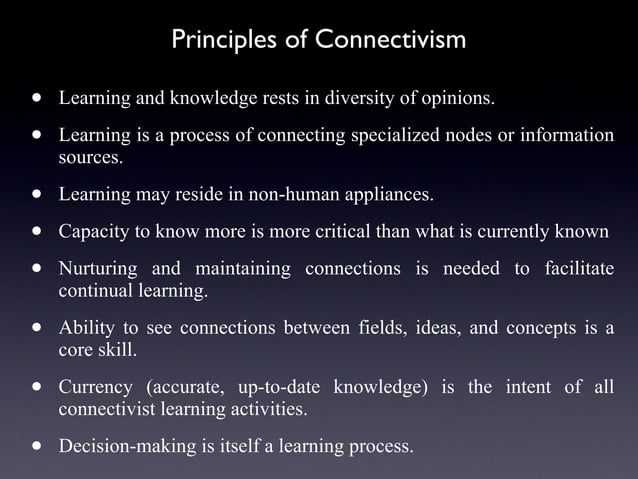 Network theories for technology-enabled learning and social change ...