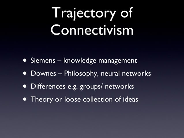 Network theories for technology-enabled learning and social change ...