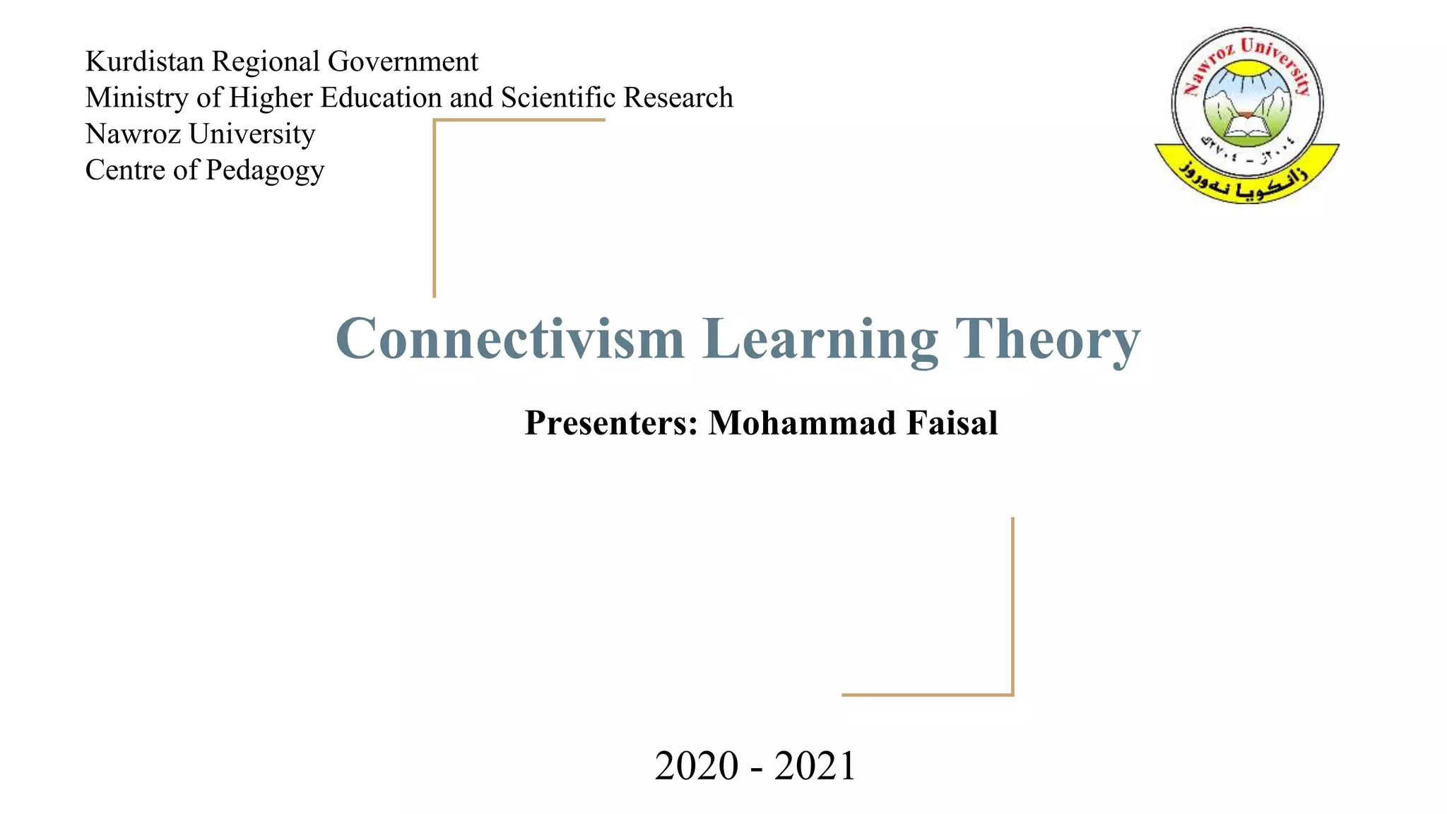 Connectivism learning theory | PPTX