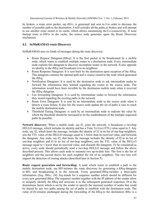Connectivity aware and adaptive multipath routing algorithm for mobile adhoc and sensor networks ...