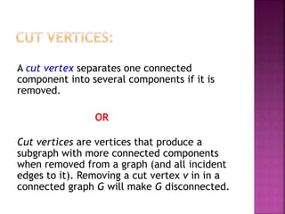 Connectivity of graphs | PPTX
