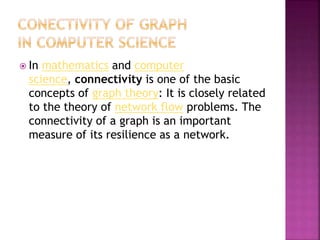 Connectivity of graphs | PPTX