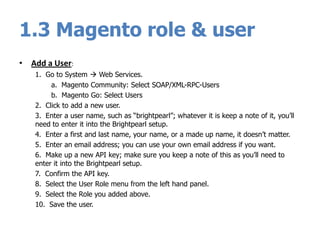 Connect Magento & OpenERP | PPT