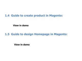 Connect Magento & OpenERP | PPT