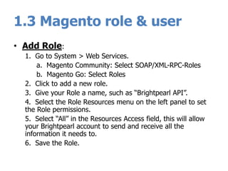 Connect Magento & OpenERP | PPT