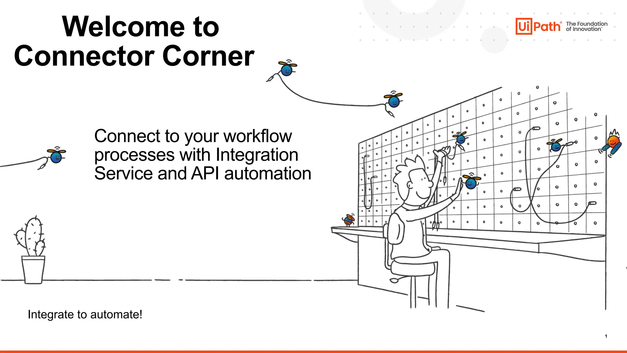 Connector Corner Connect To Your Processes With Uipath Integration Service And Api Automation Ppt