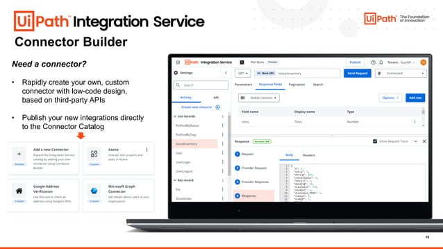 Connector Corner Connect To Your Processes With Uipath Integration Service And Api Automation Ppt