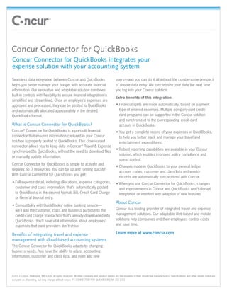 Connector for quickbooks | PDF | Business | Business and Finance