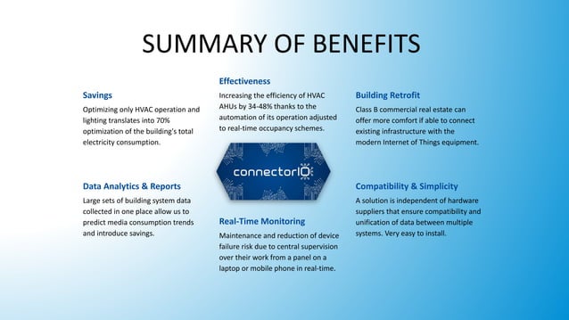 ConnectorIO Services, Industrial IoT, Cloud BMS platform - 2019.12