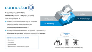 ConnectorIO Prezentacja platformy IoT, Cloud BMS 2019.12