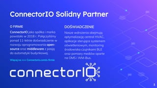 ConnectorIO Cloud Prezentacja BMS w chmurze | PPTX | Indoor Environmental Quality | Home & Garden