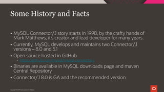 MySQL Connector/J Feature Review and How to Upgrade from Connector/J 5. ...