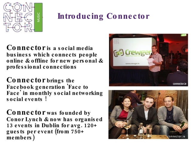 Connector Music Event - Dublin, Ireland | PPT