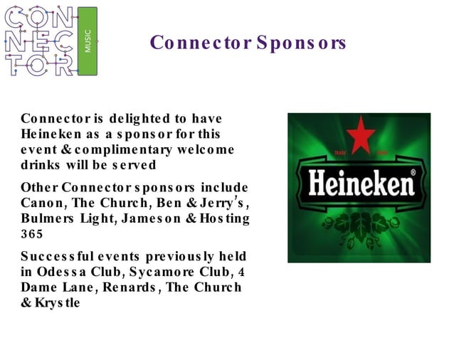 Connector Music Event - Dublin, Ireland | PPT