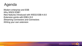 ESB 4.9.0 extension points, Connectors and Inbound Endpoints | PPT