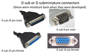 Electronics Connectors | PPTX | Computer Peripherals | Computing