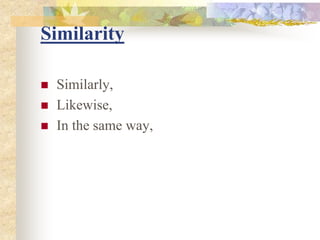 Connectors. linking words and phrases | PPT