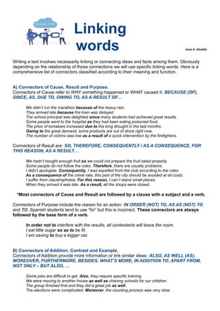English Connectors | PDF