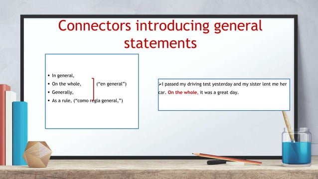 Connectors.pptx | Nutrition | Healthy Living