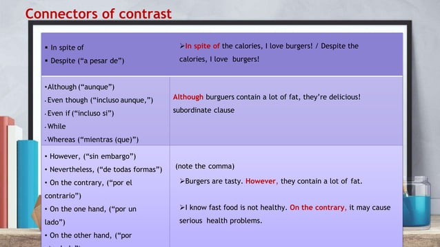 Connectors.pptx | Nutrition | Healthy Living