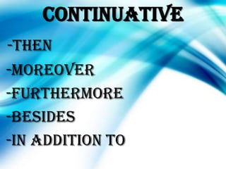 Connectors and puntuation marks!! | PPT