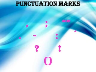 Connectors and puntuation marks!! | PPT
