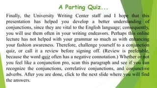 Connectors & conjunctions | PPTX