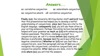 Connectors & conjunctions | PPTX