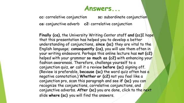 Connectors & conjunctions | PPTX | Women\'s Clothing | Women\'s Fashion
