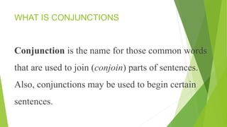 Connectors & conjunctions | PPTX