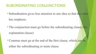 Connectors & conjunctions | PPTX