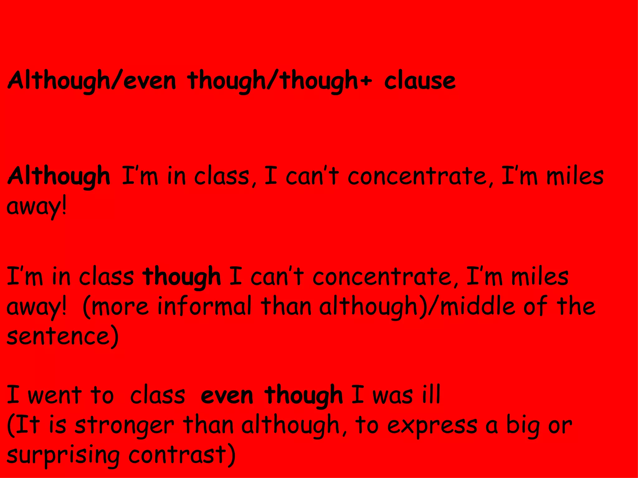 Connectors contrast and purpose | PPT