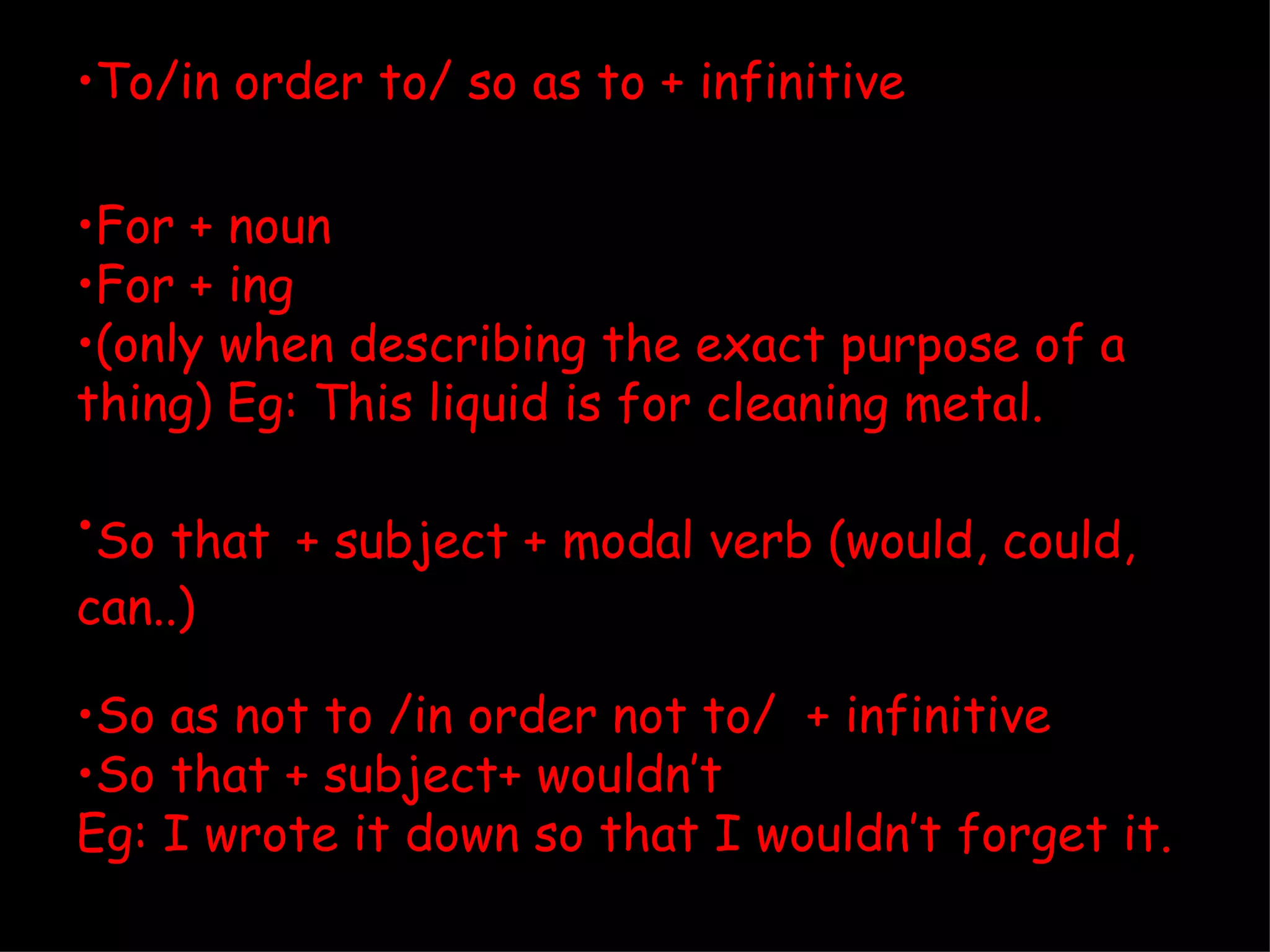 Connectors contrast and purpose | PPT