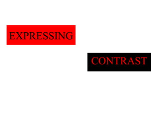 Connectors contrast and purpose | PPT