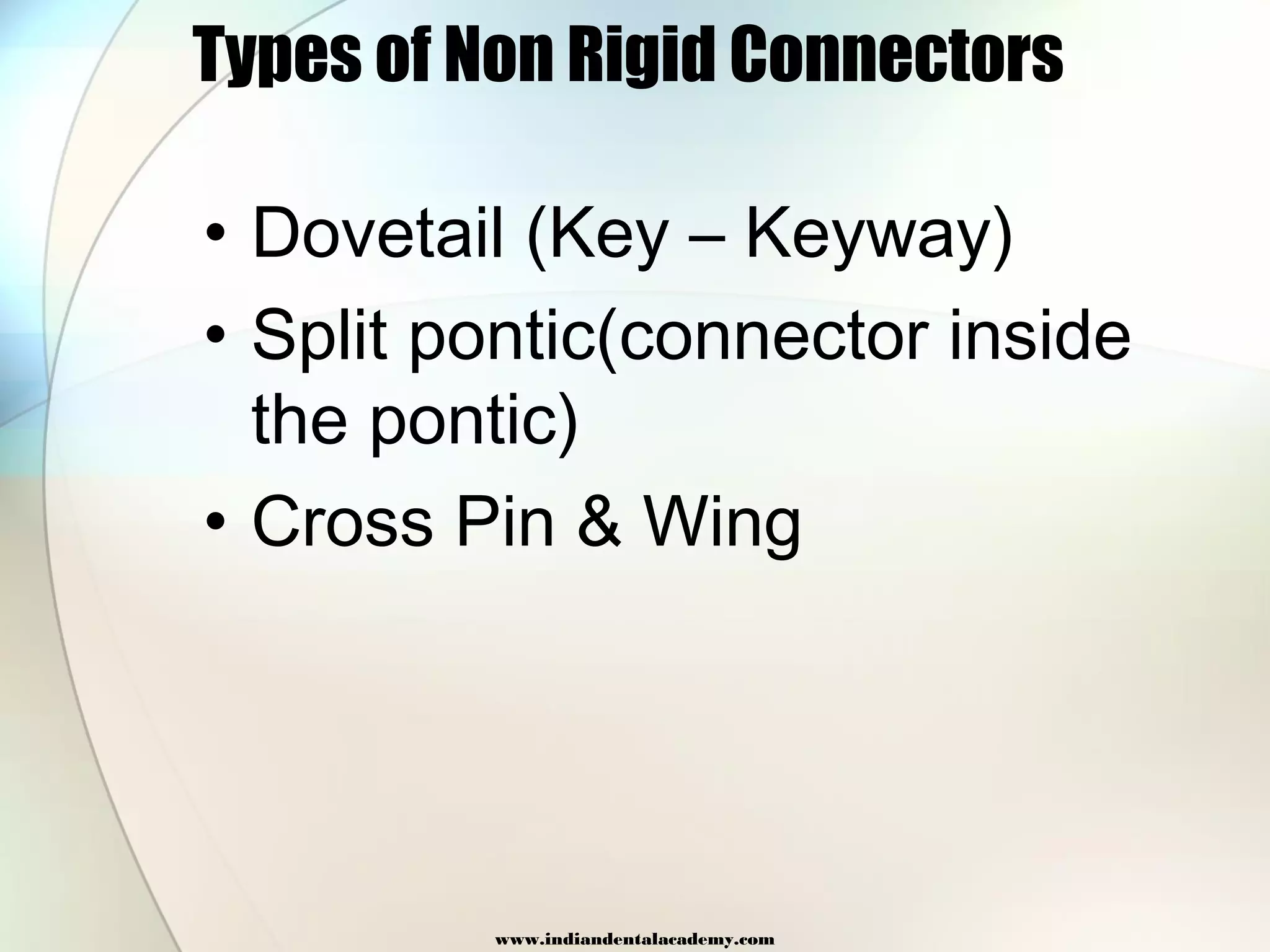 Connectors in fpd / dental continuing education | PPT